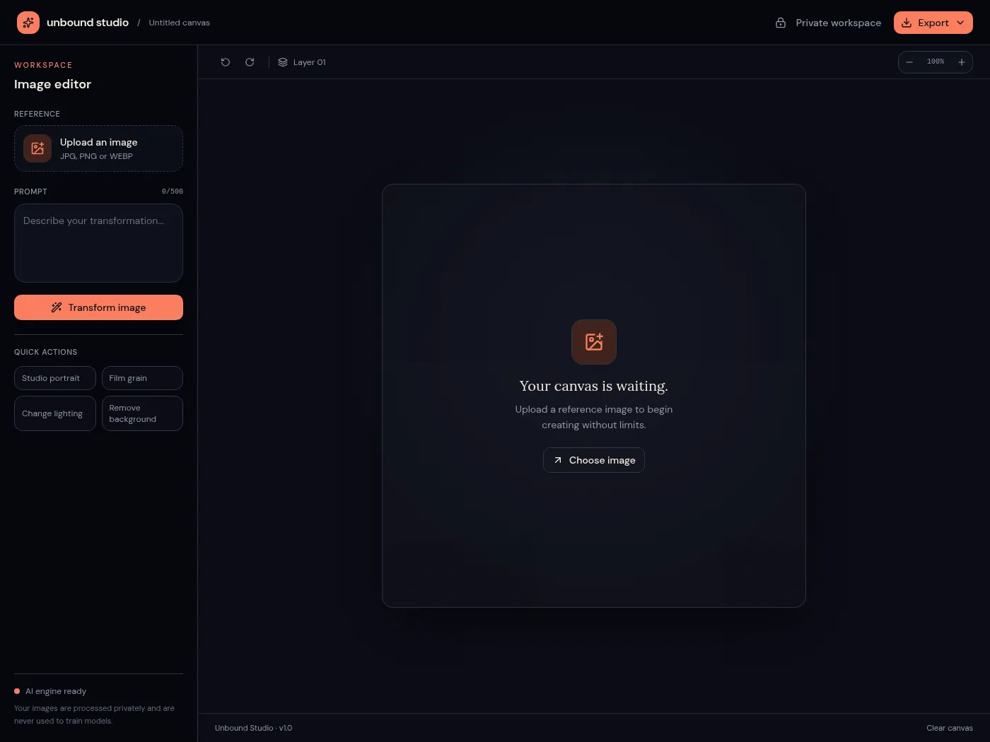 Uncensored AI Image Editor