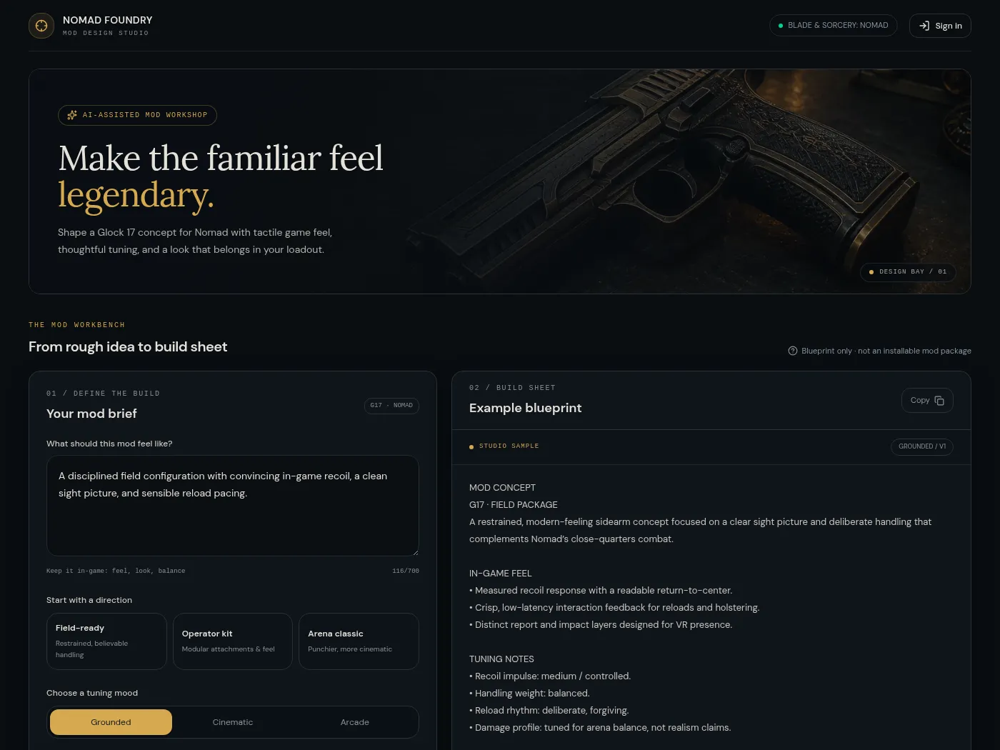 AI Glock 17 Mod Studio