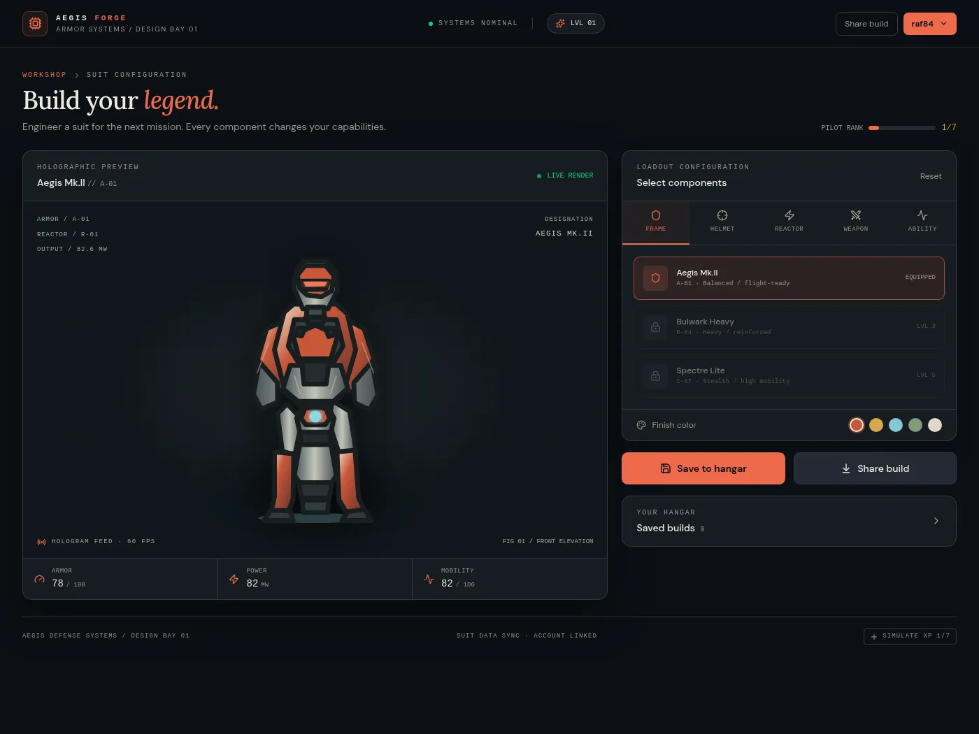 Ironman Suit Builder