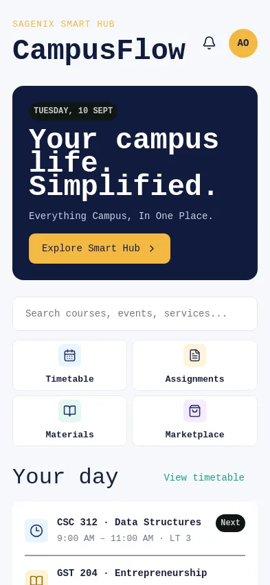 SAGenix CampusFlow