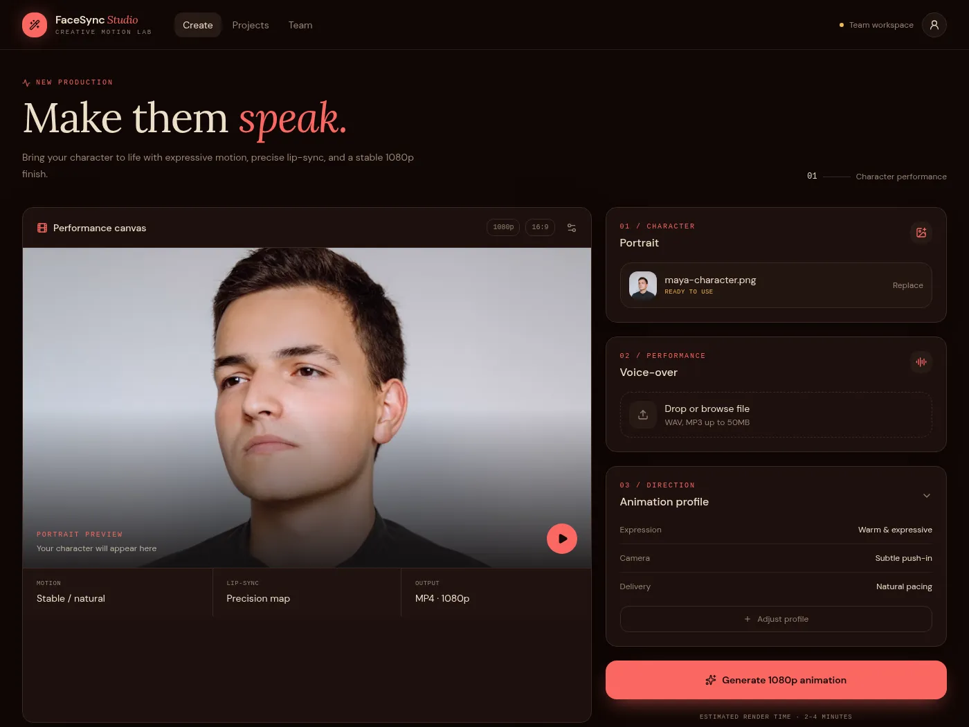 FaceSync Studio