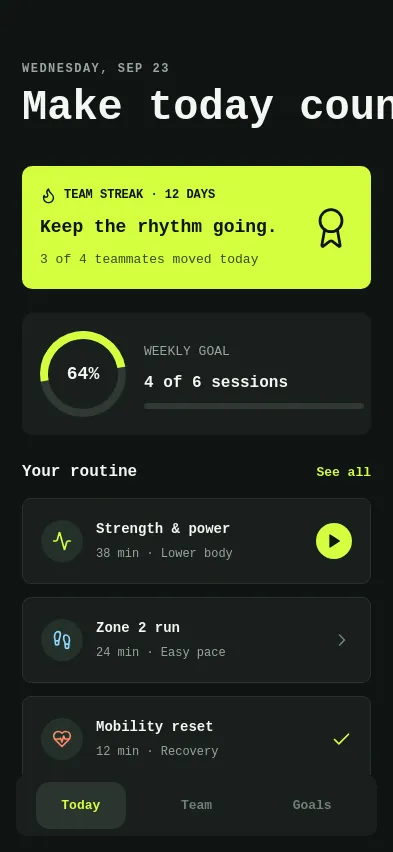 FitTrack Mobile App