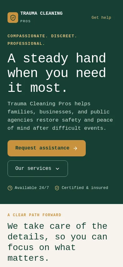 Trauma Clean Connect