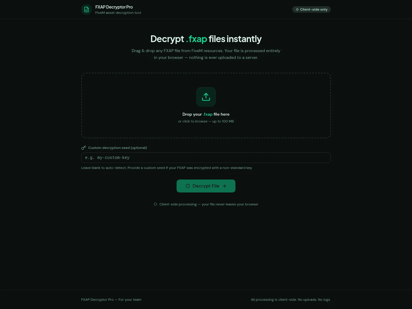 FXAP Decryptor Pro