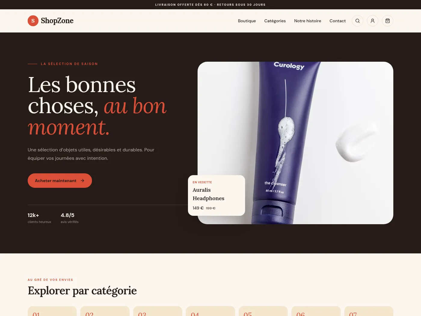 ShopZone E-Commerce
