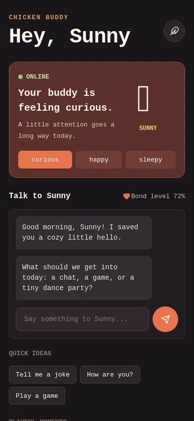 AI Chicken Buddy