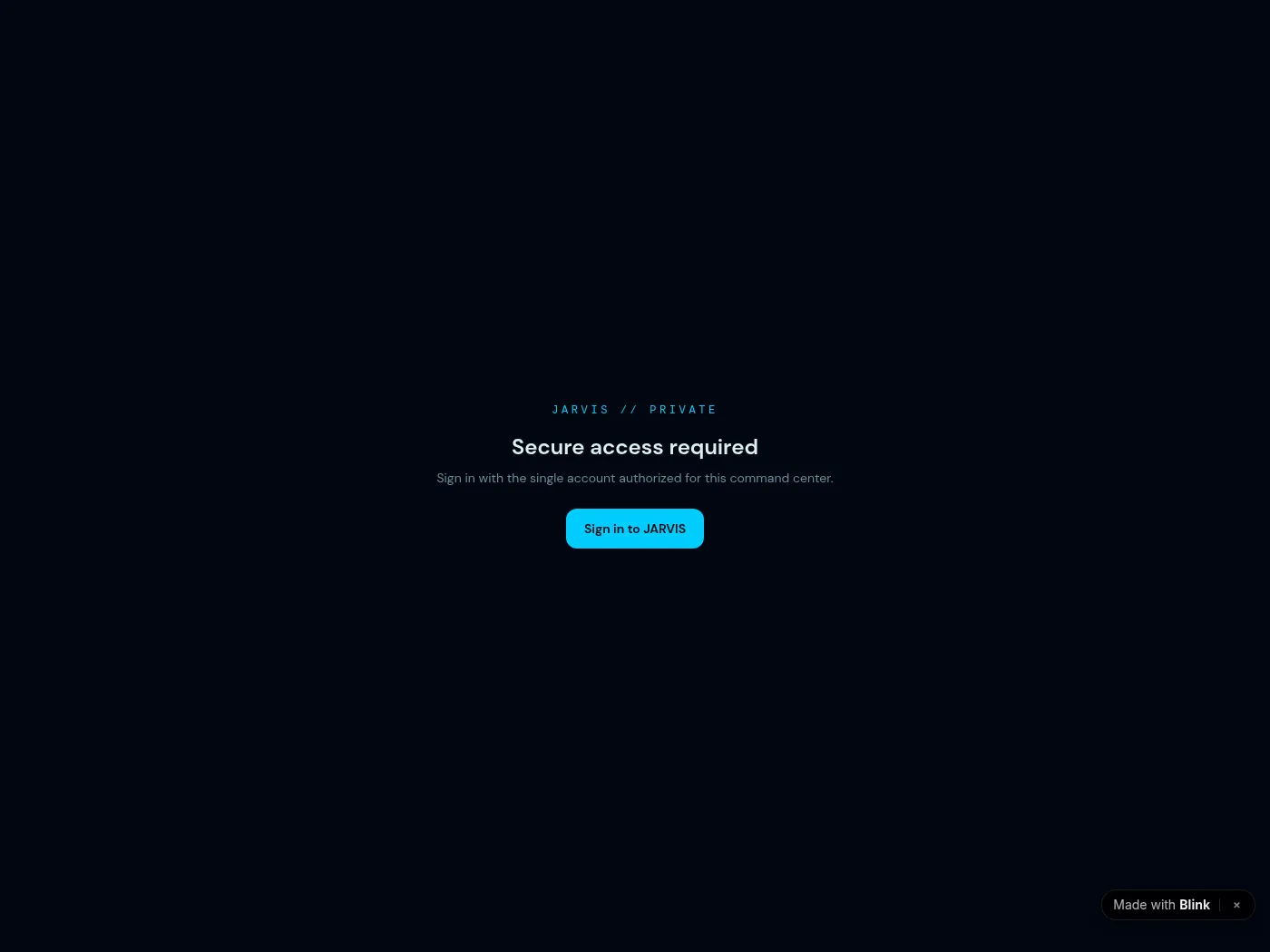 JARVIS AI Command Center