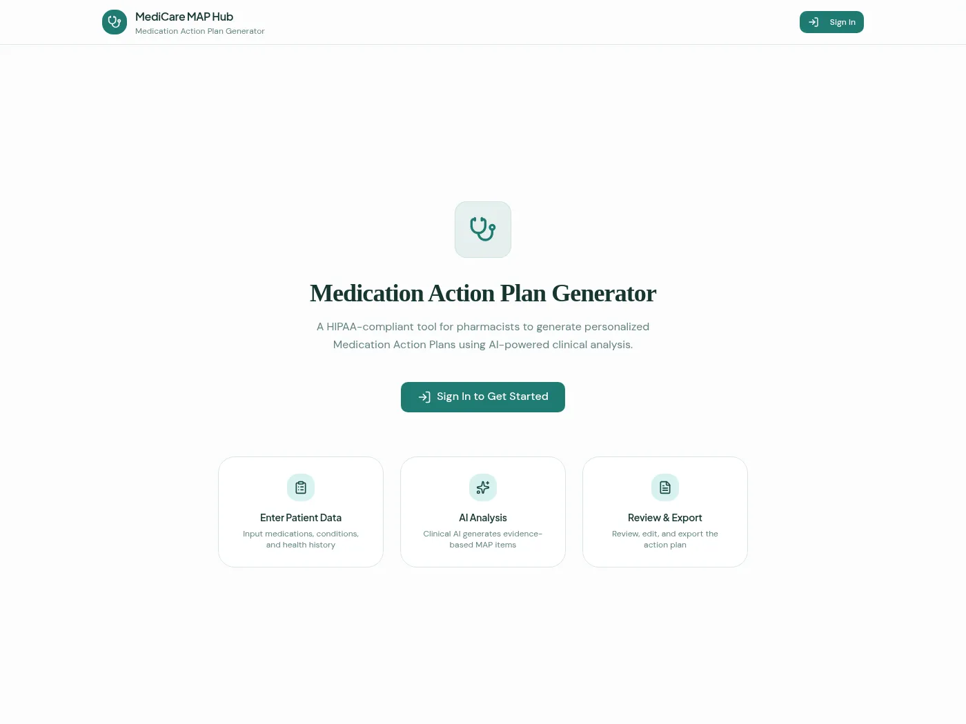MediCare MAP Hub