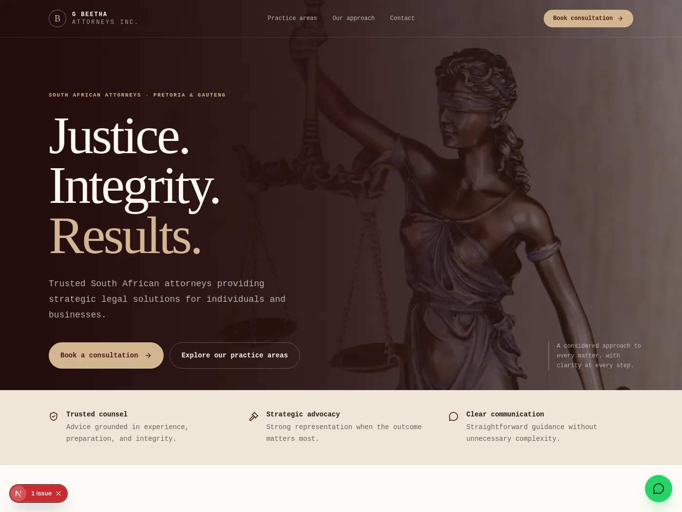 Beetha Law Firm Portal