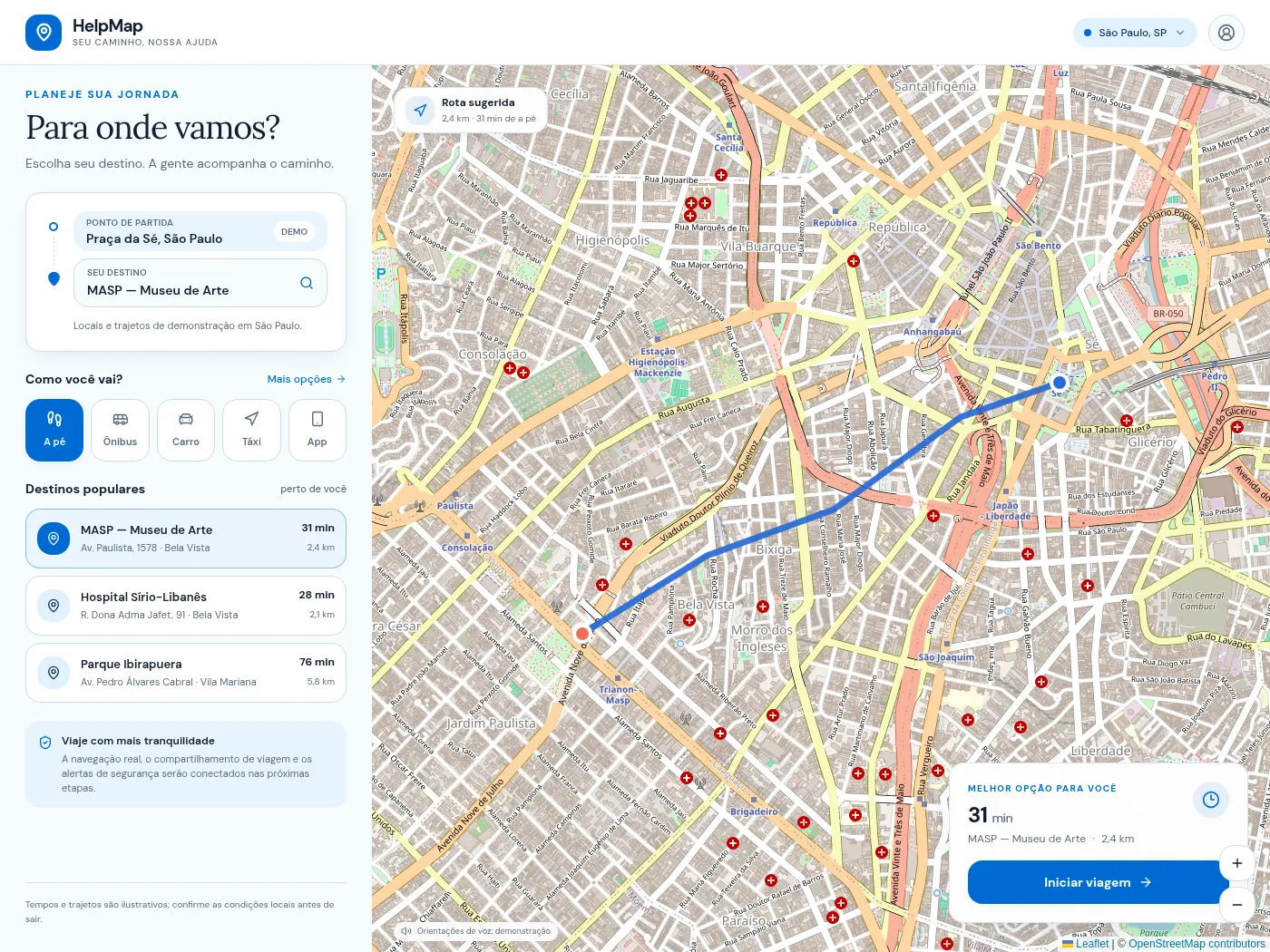 HelpMap Mobility Assistant