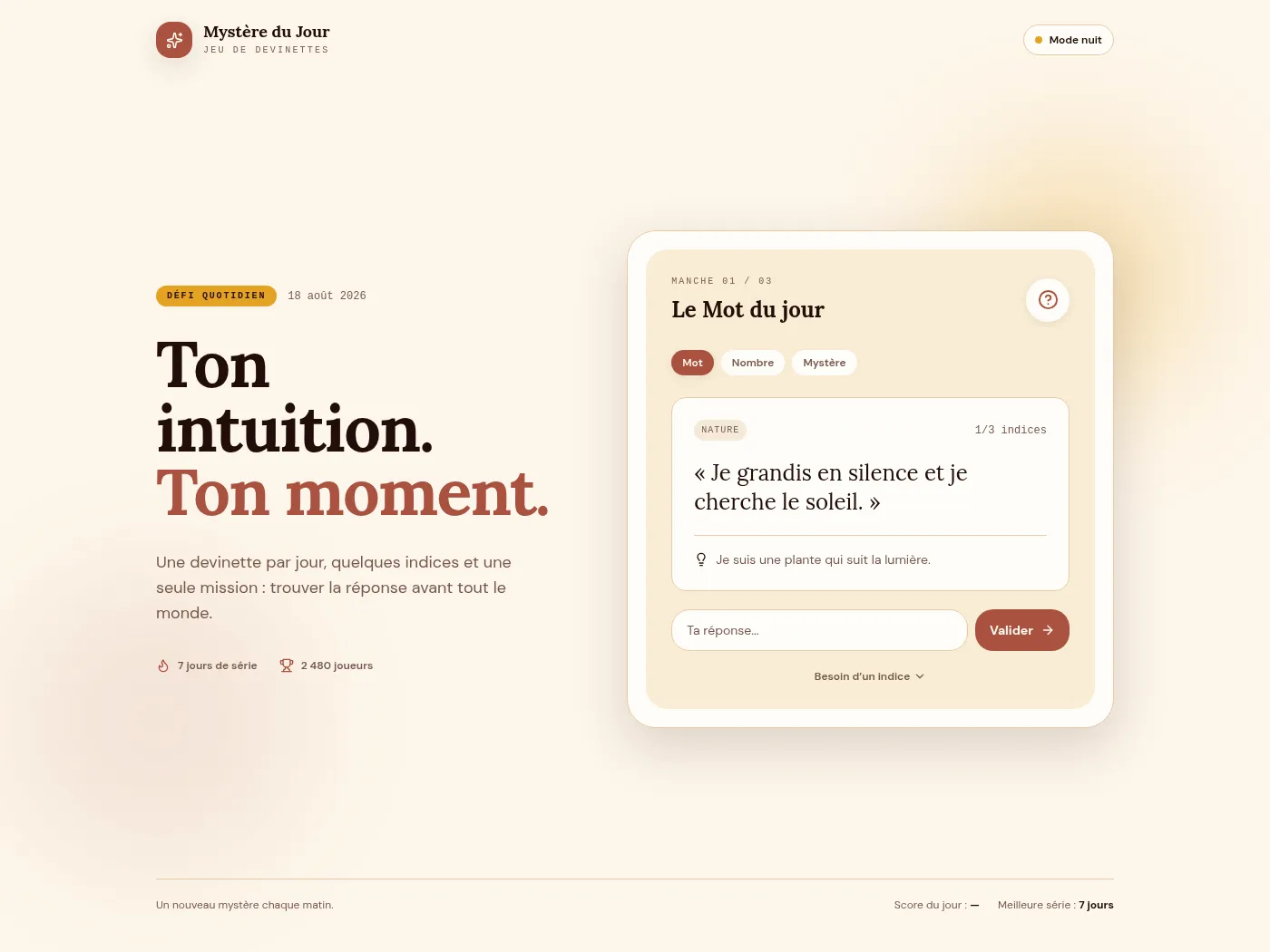 Jeu de Devinettes