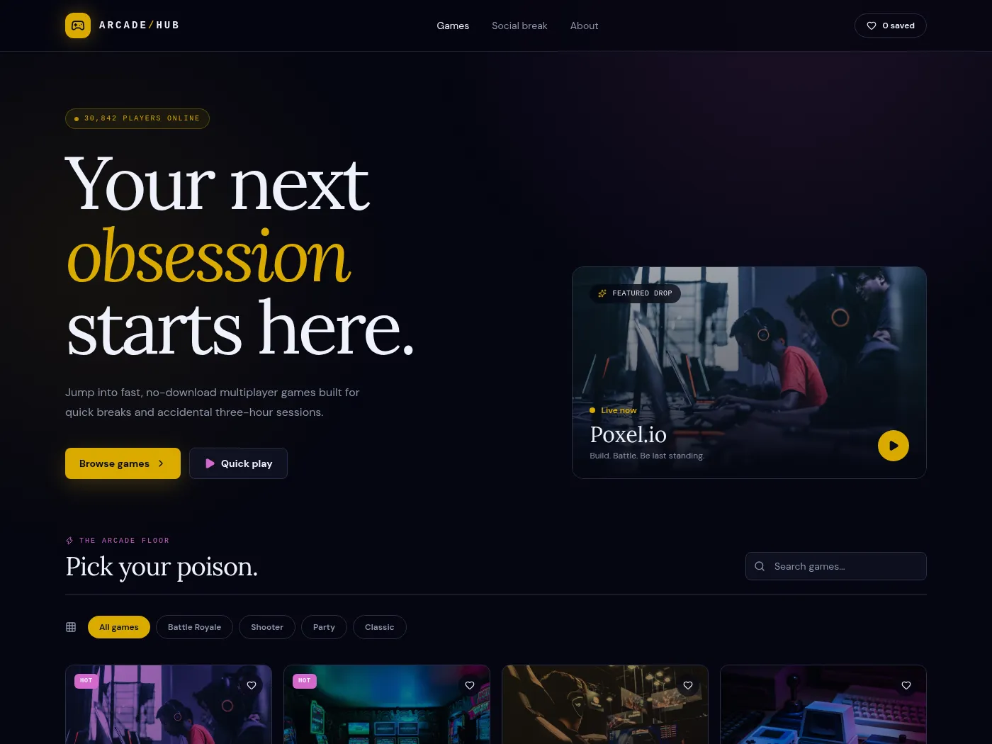 GameHub Proxy Arcade