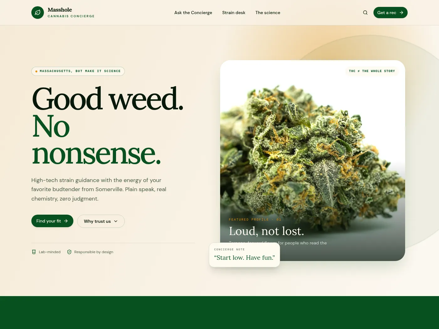 Masshole Cannabis Concierge
