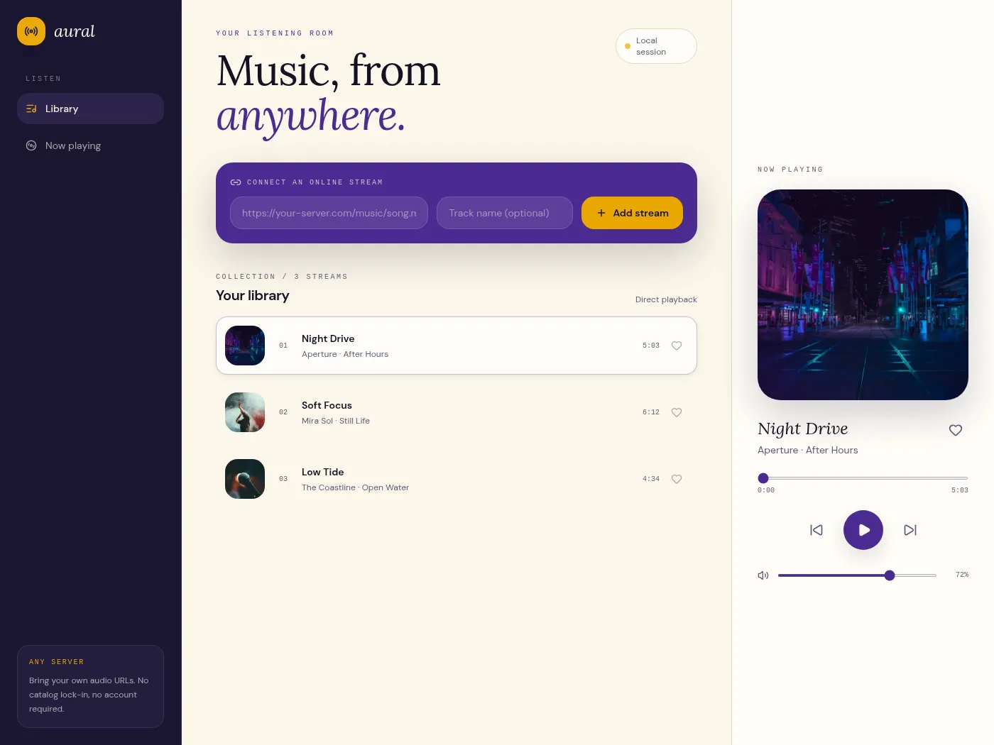 Universal Music Player
