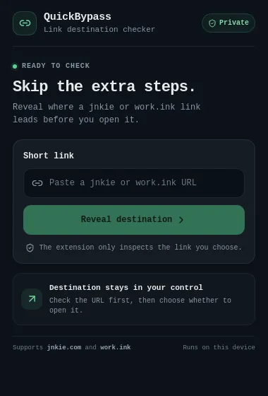 QuickBypass Extension