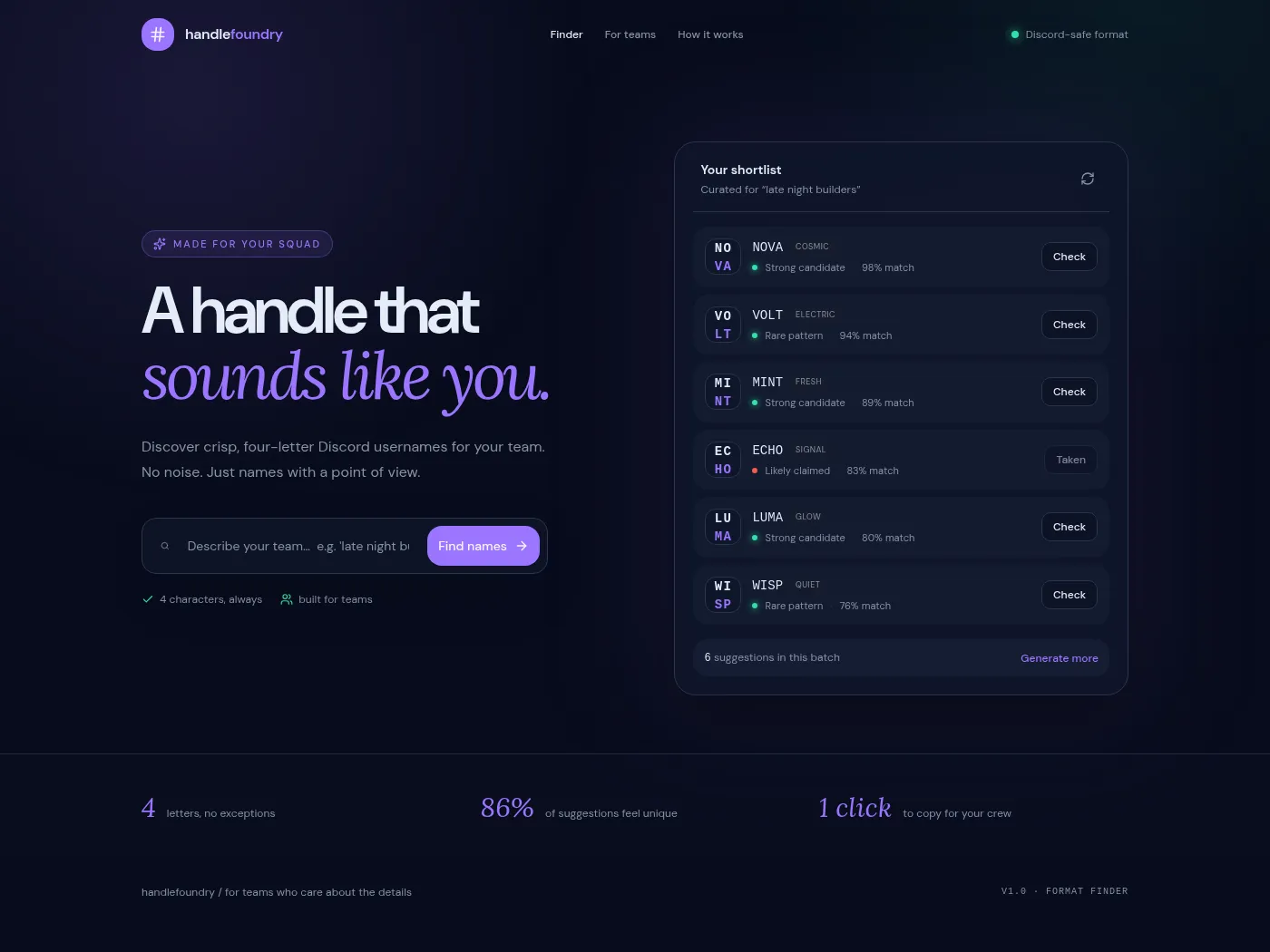 Discord Handle Finder