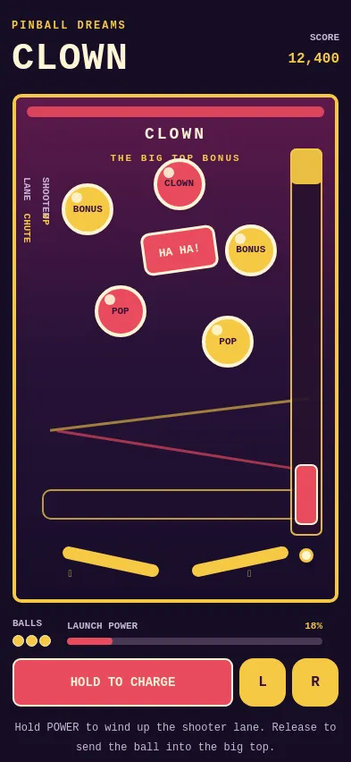 Clown Pinball Dreams