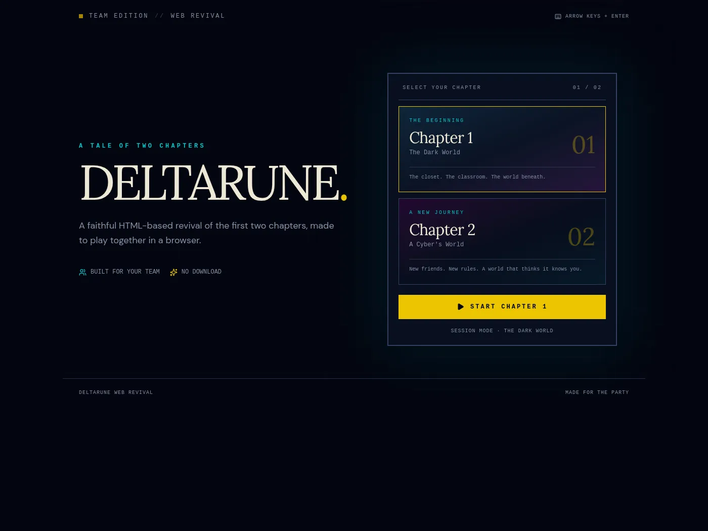 Deltarune Web Revival