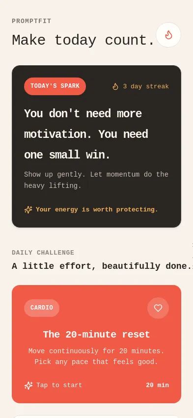 PromptFit