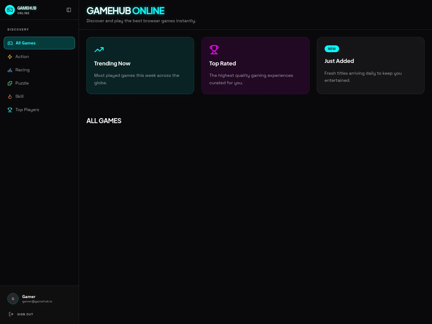 GameHub Online