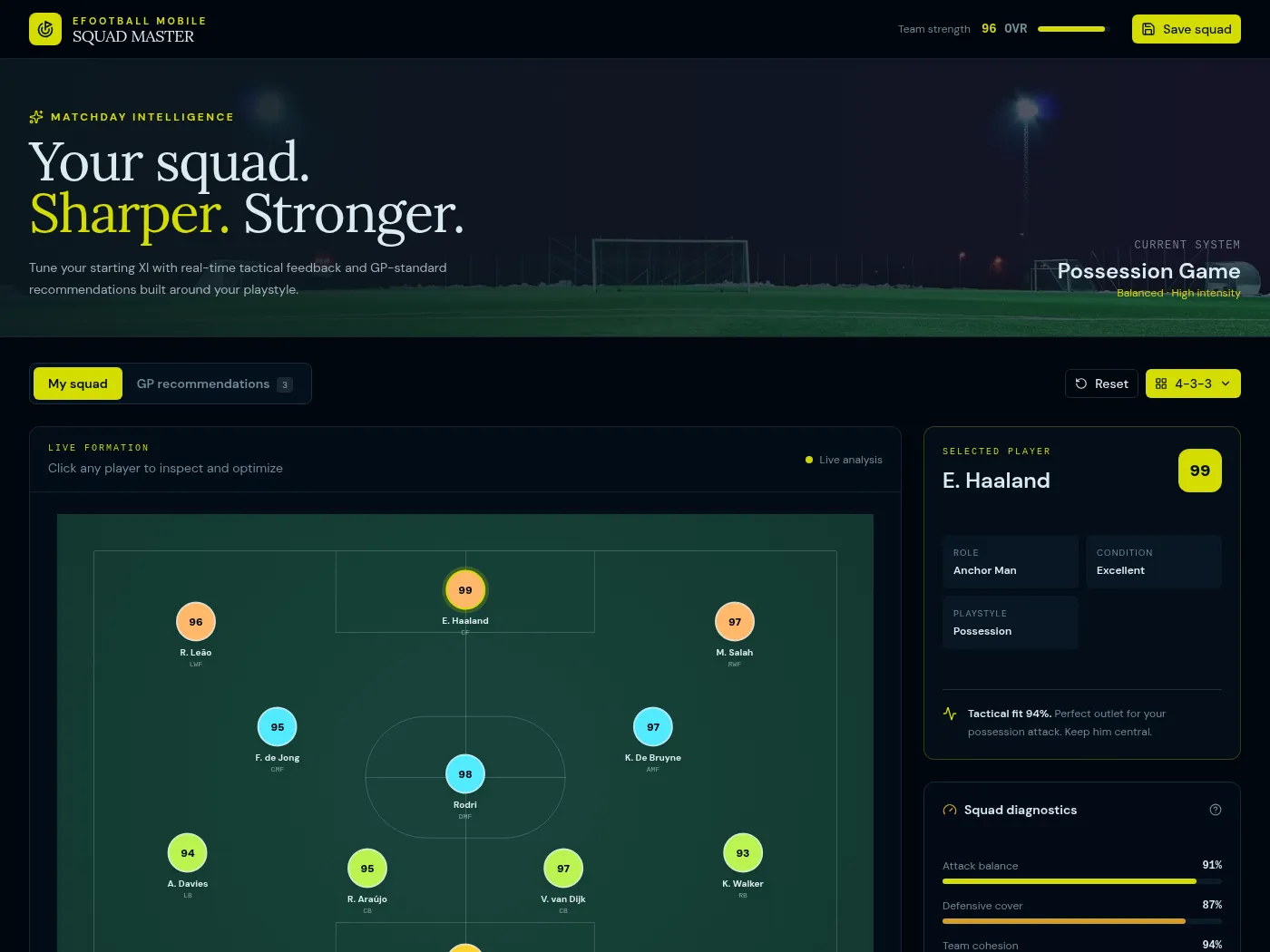 eFootball Squad Master