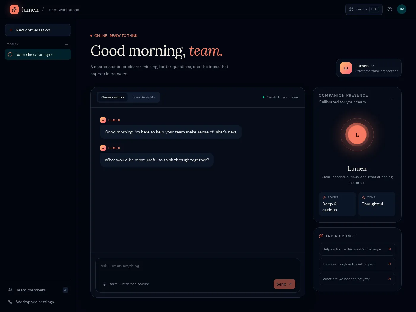 3D AI Companion Hub