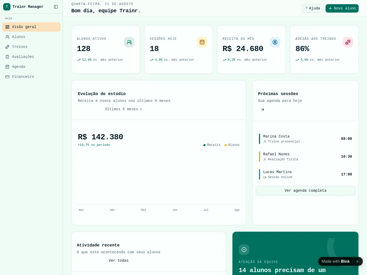 Trainr Manager