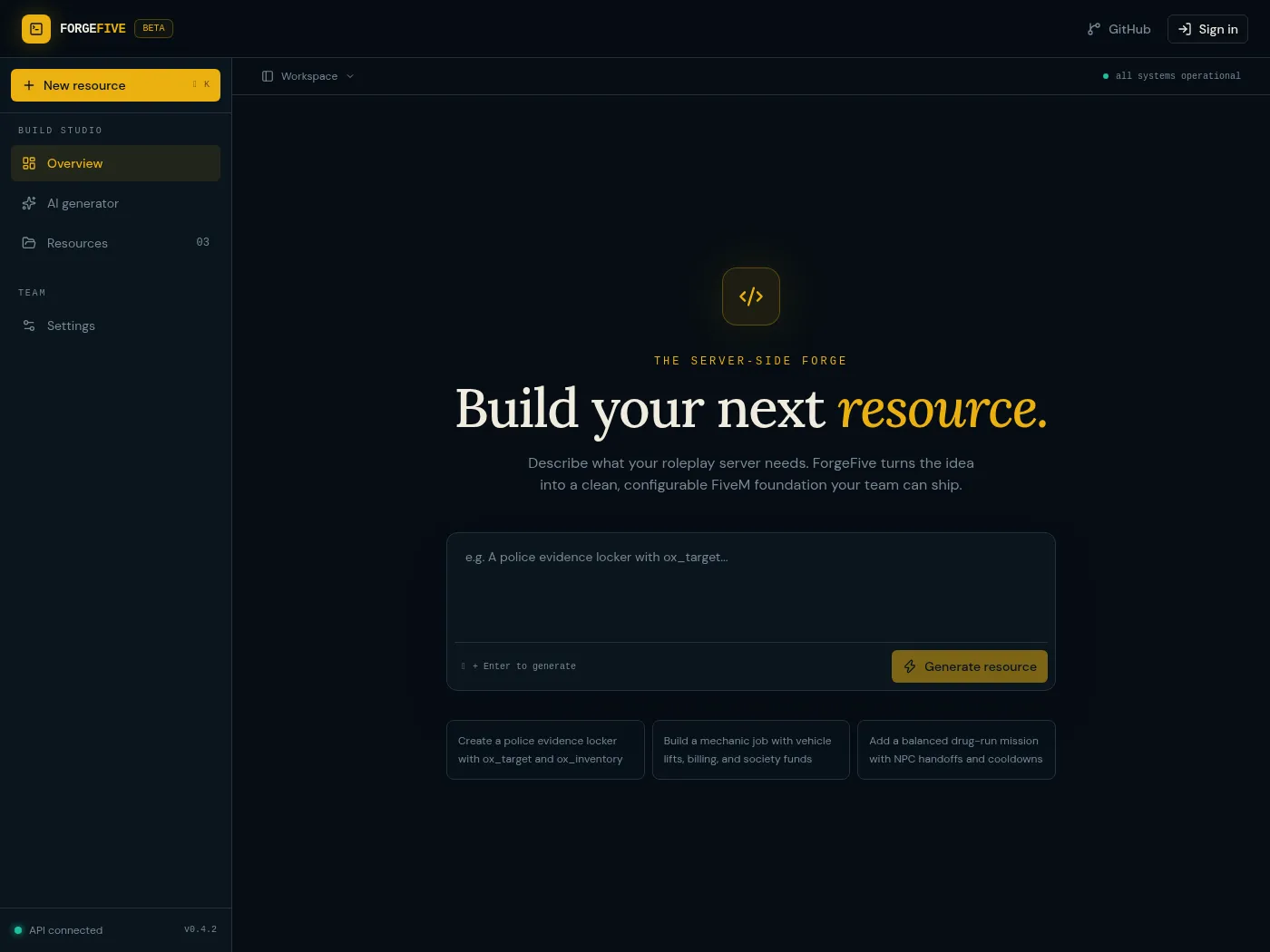 FiveM Script AI Builder