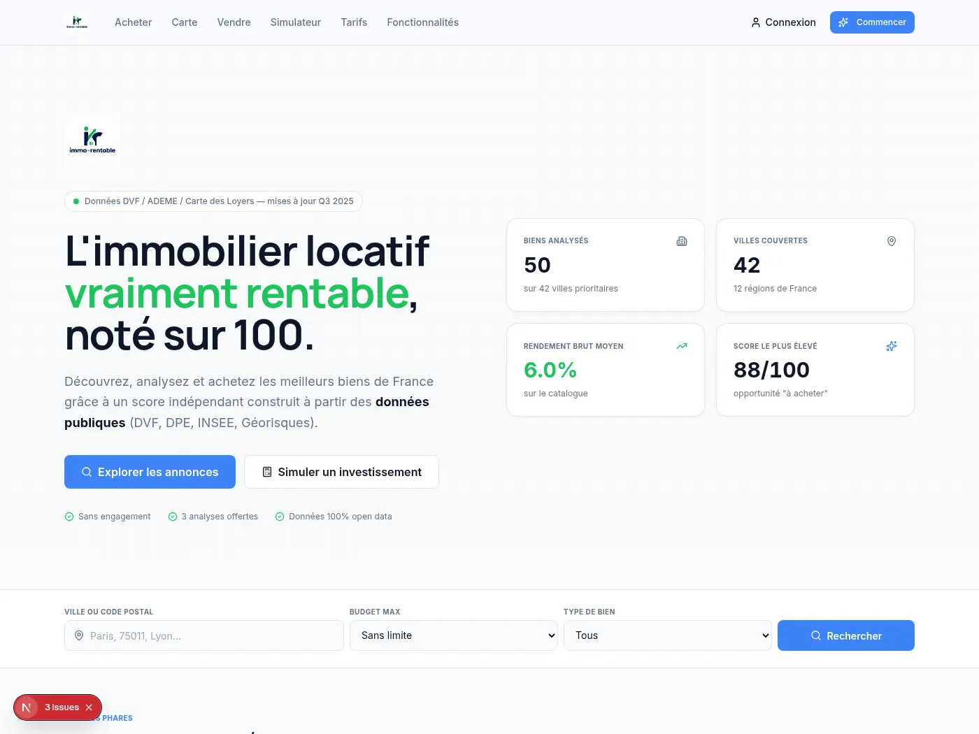 immo-rentable Platform