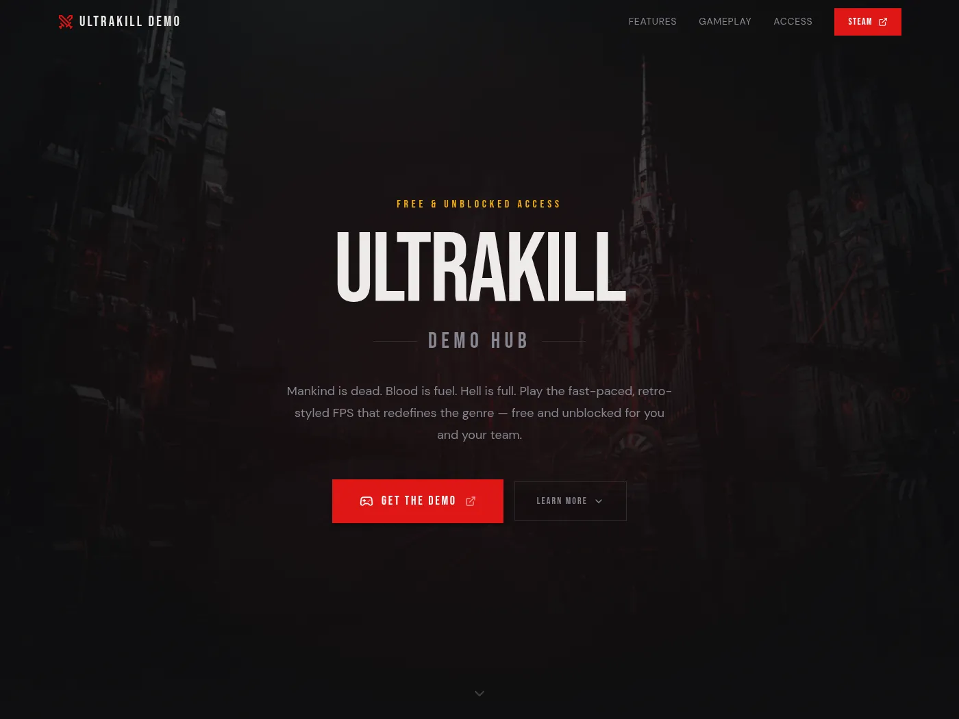 Ultrakill Demo Hub