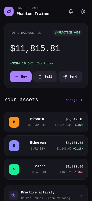 Phantom Portfolio Trainer