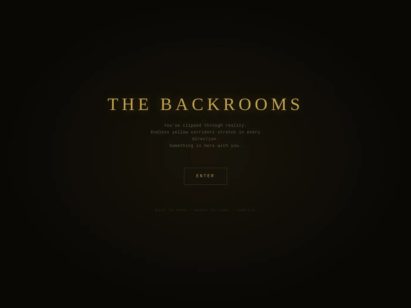 Backrooms Game Portal