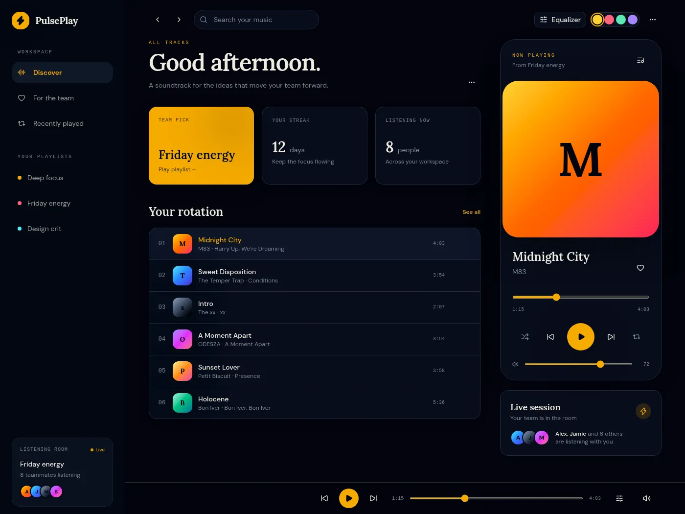 PulsePlay Music Player