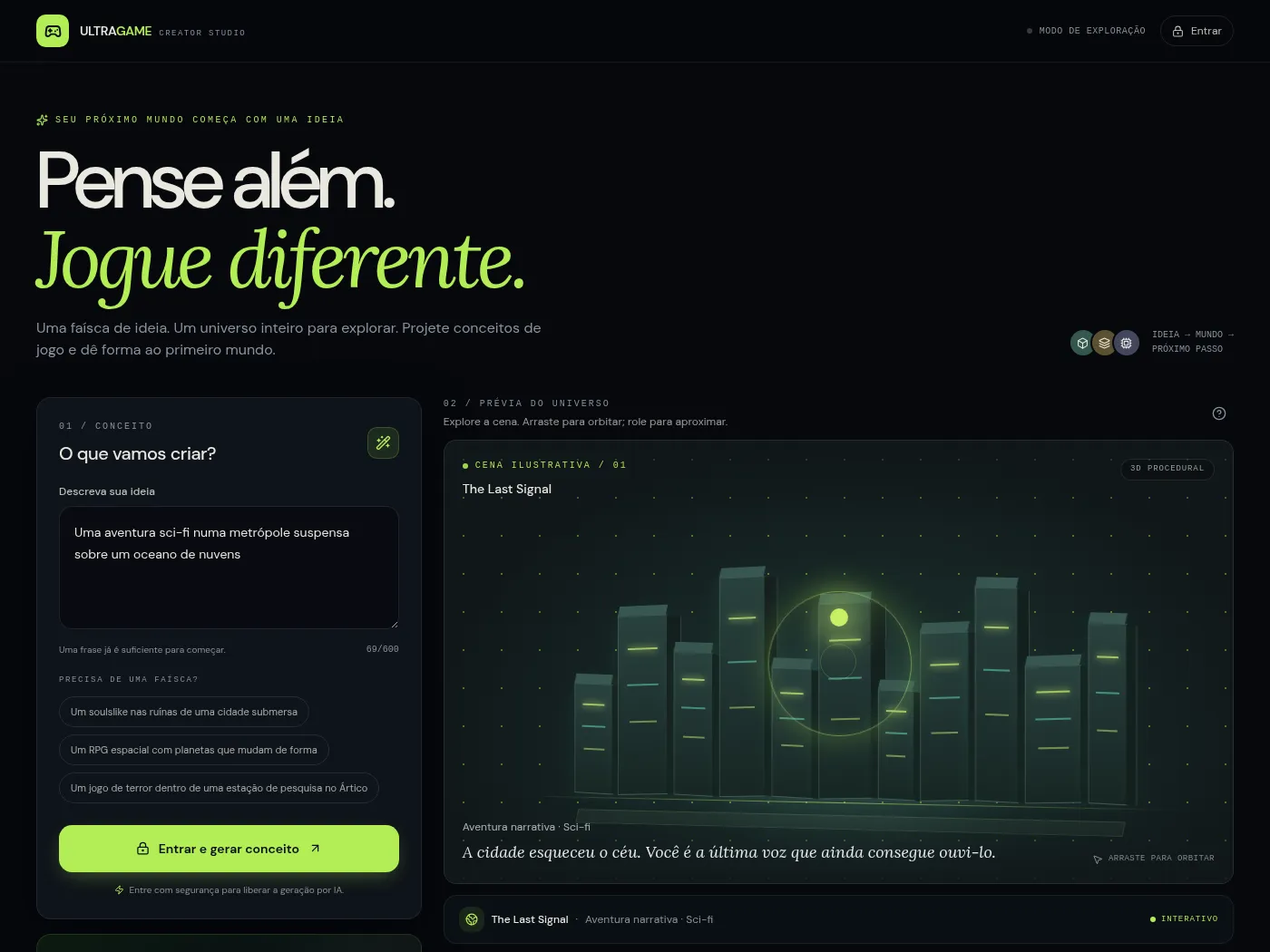 UltraGame AI Creator