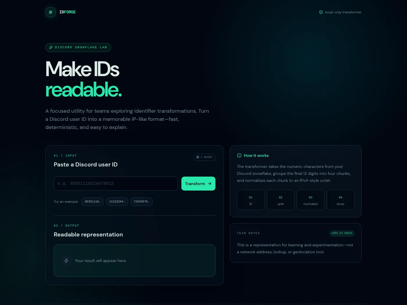 Discord ID Transformer