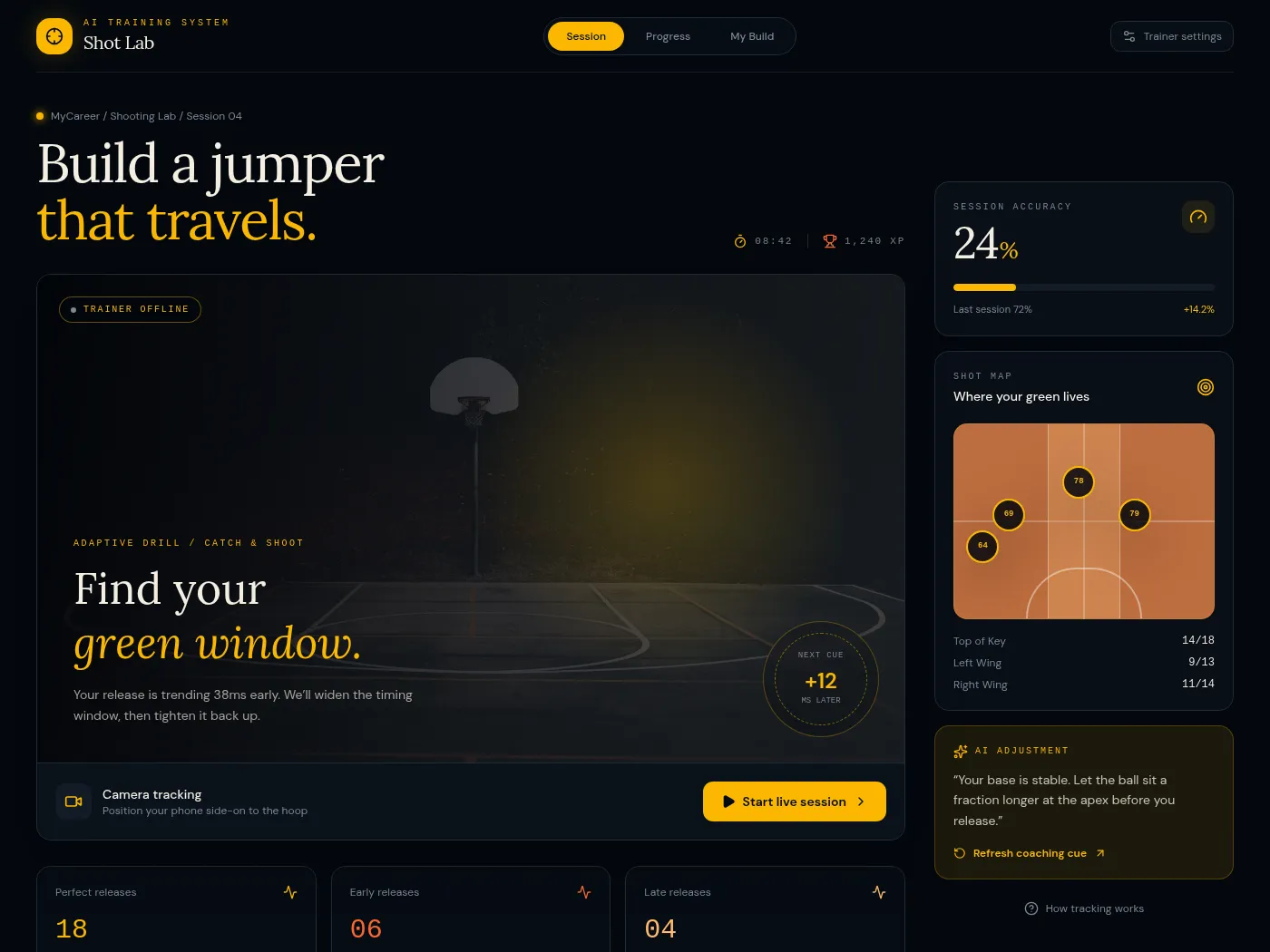 AI NBA 2K27 Shot Trainer