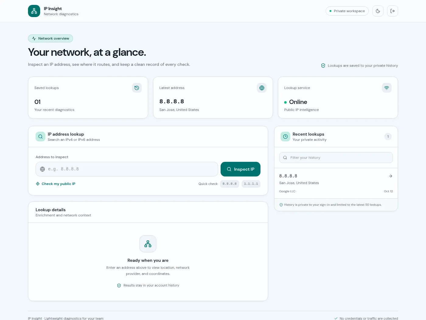 IP Insight Dashboard