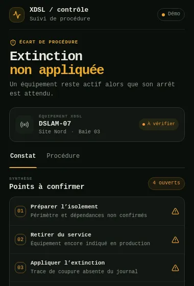 XDSL Extinction Alert