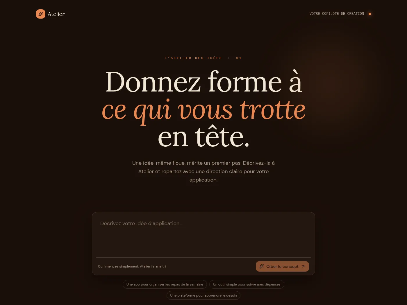 App Création Pro