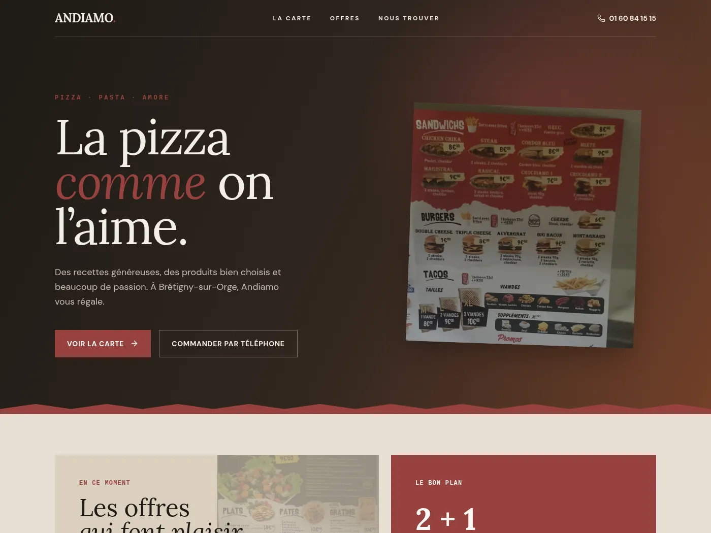 Andiamo Pizza Brétigny