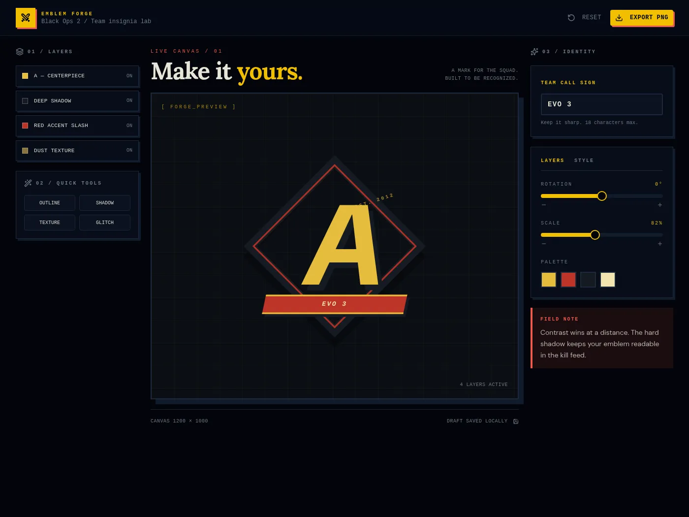 Graffiti Emblem Creator