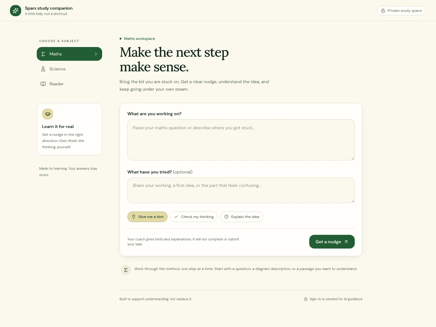 Sparx AI Autocomplete