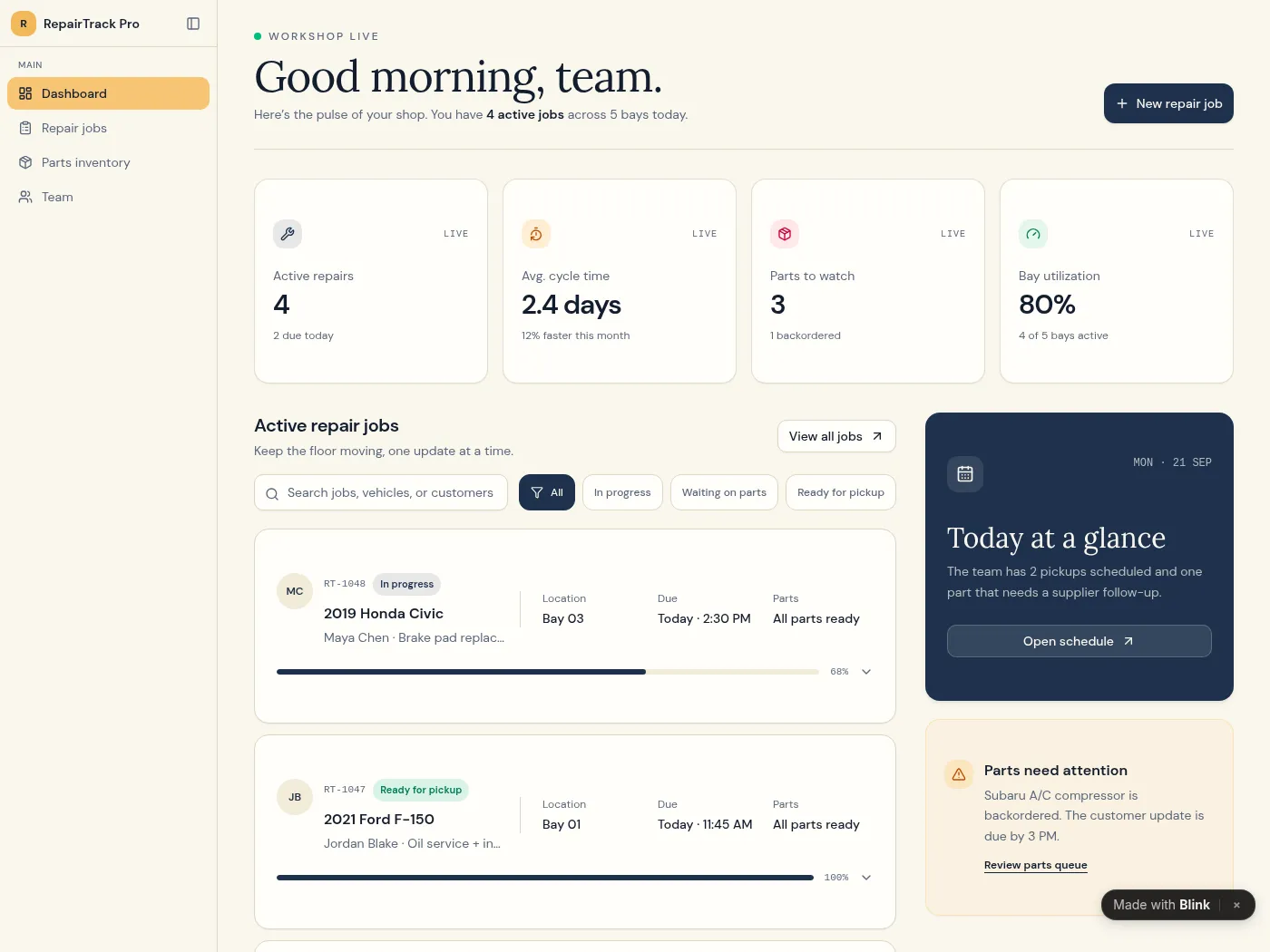RepairTrack Pro