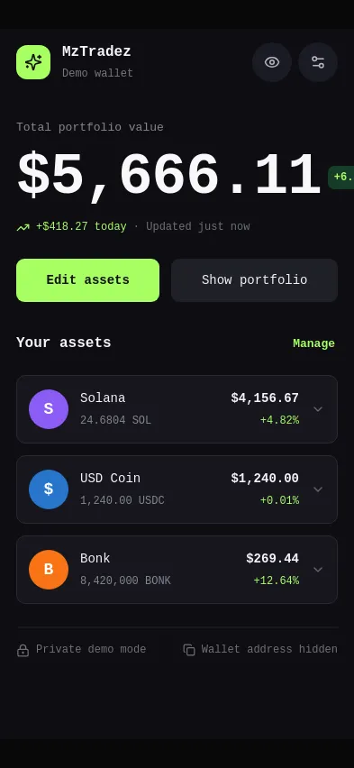 Crypto Wallet Mockup