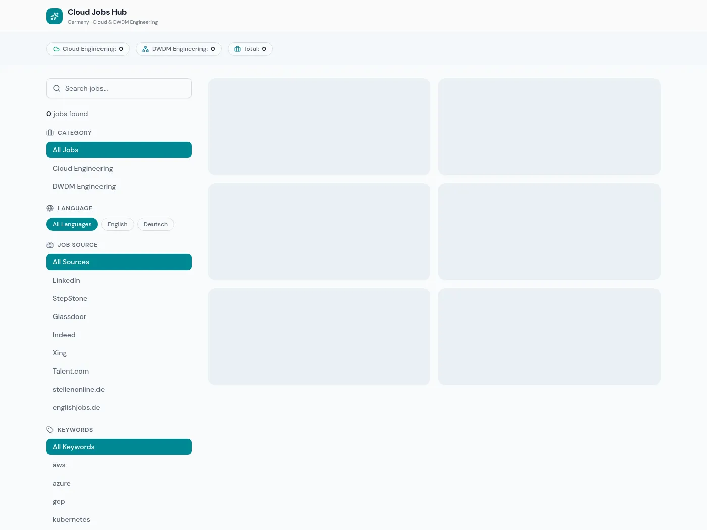 Cloud Jobs Aggregator
