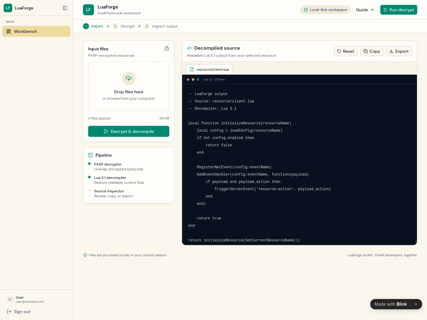 FiveM Lua Decrypt Toolkit
