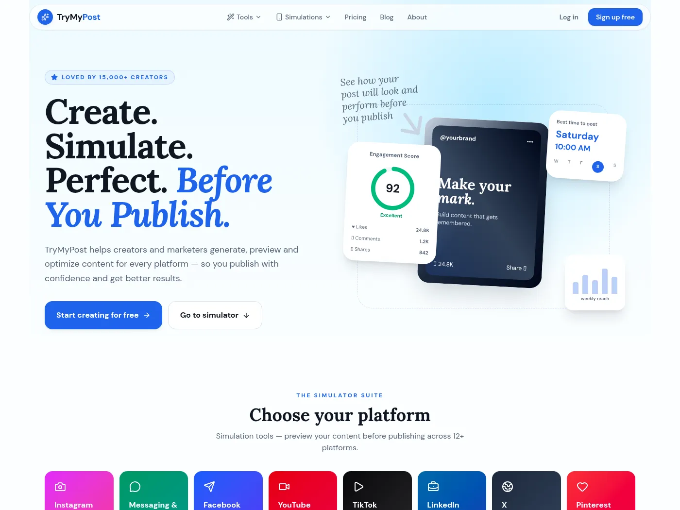 TryMyPost Clone