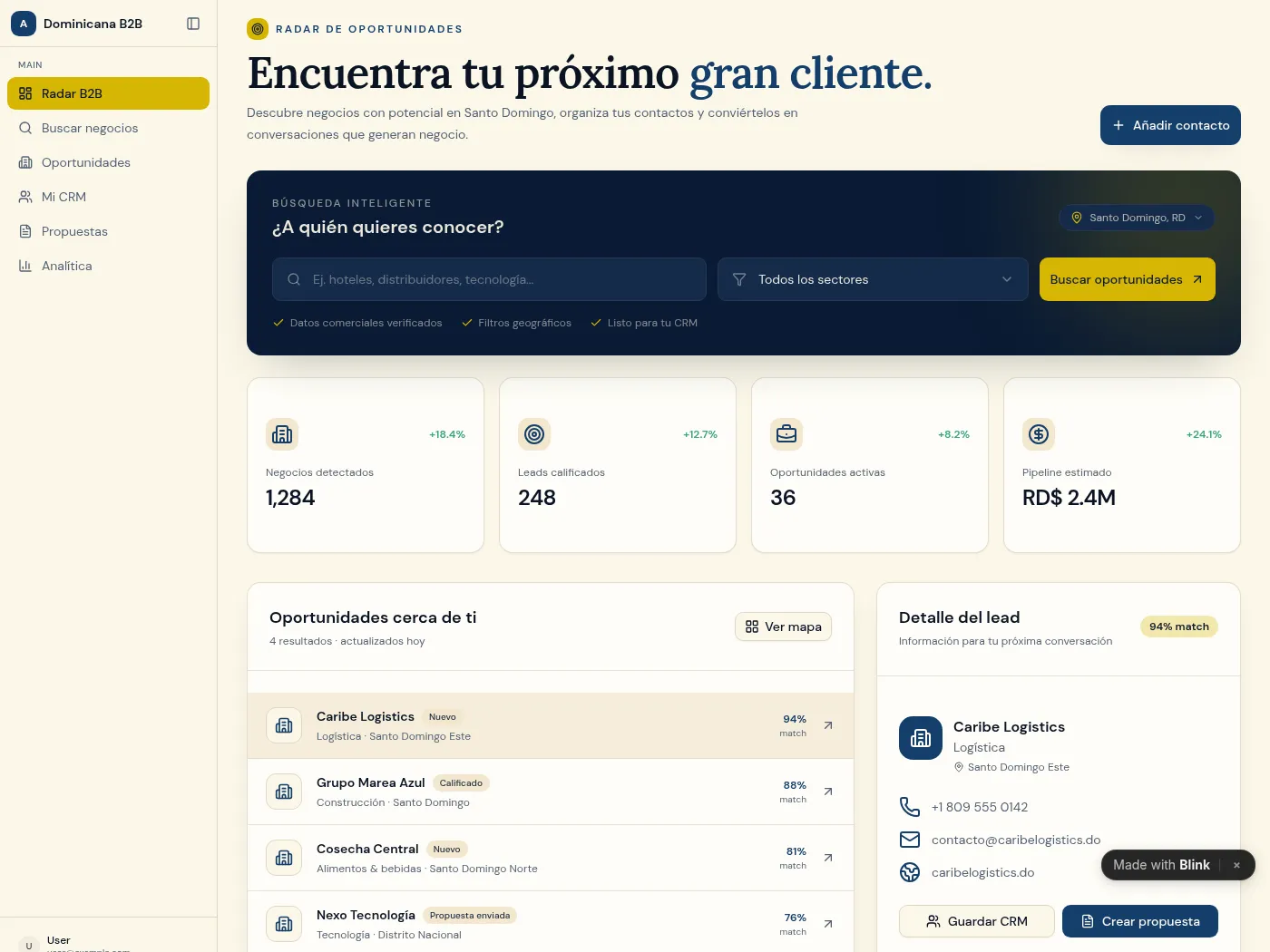Dominicana B2B Finder