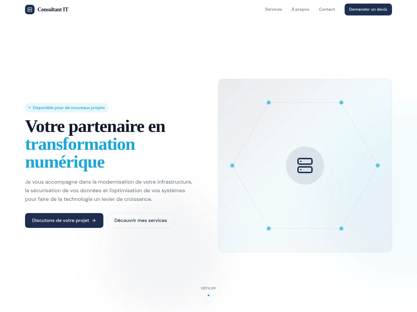 Consultant IT Website