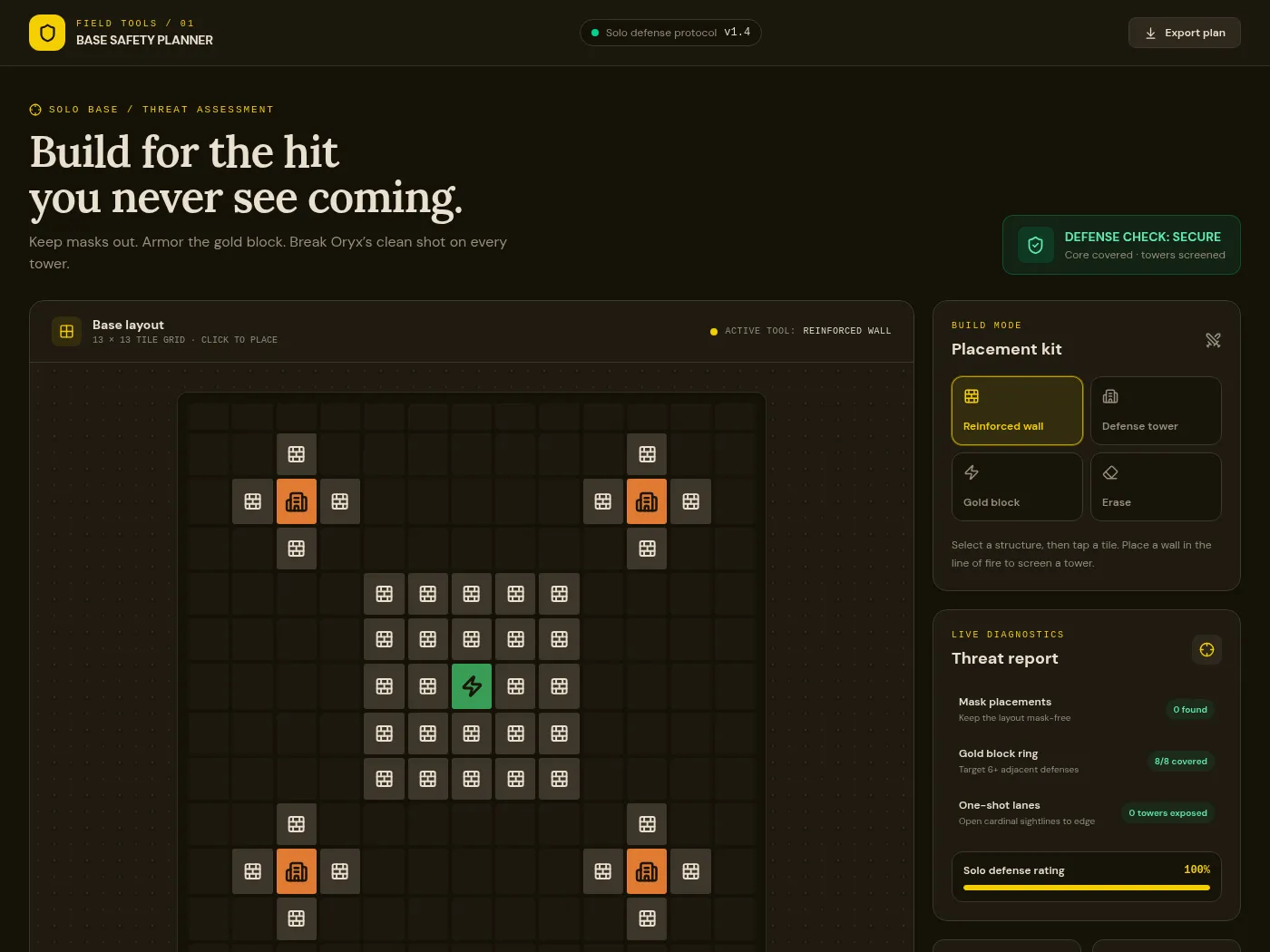 Base Safety Planner